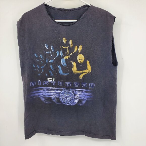 Disturbed | Shirts | Vintage Disturbed 202 Believe Album Mens Cutoff ...